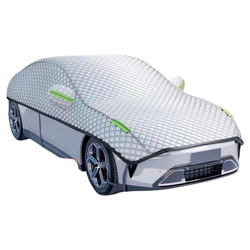 Чехол для автомобиля, полупрозрачный, утолщенный, защита от града, летняя защита от солнца, теплоизоляция, универсальный водонепроницаемый защитный чехол