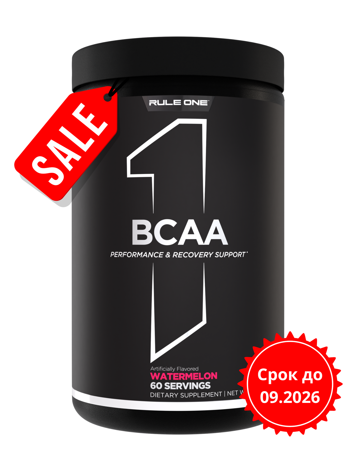 Аминокислоты Рул 1 Р1 БЦАА 1.10 фунтов Арбуз / R1 BCAA 1.10 lb Watermelon срок 09.2026