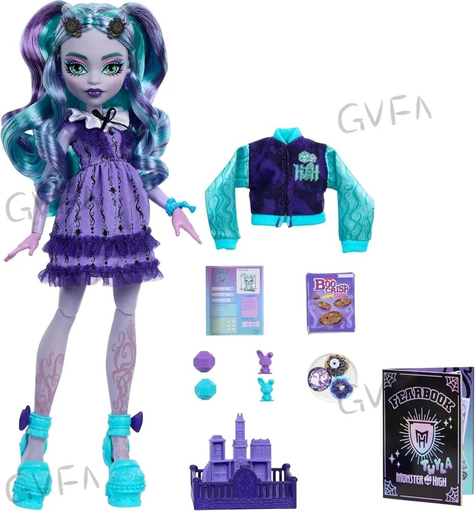Кукла Mattel Monster High Fearbook Scary Twyla - Твайла - Кукла с аксессуарами Монстр Хай HXW31