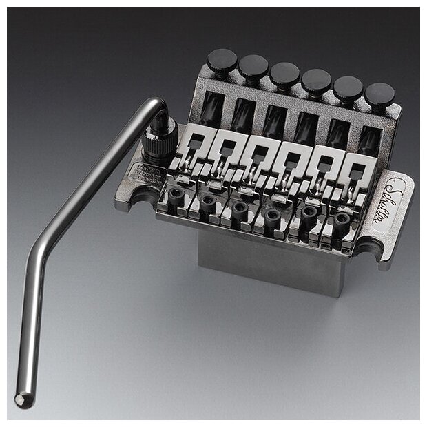 13020637.03 Schaller Tremolo Бридж (струнодержатель) тремоло, рутений, блок 37мм, Schaller