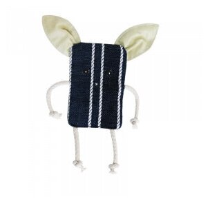 Игрушка (Зооэкспресс) Поросенок №2 шуршащая, 25 см текстиль для собак