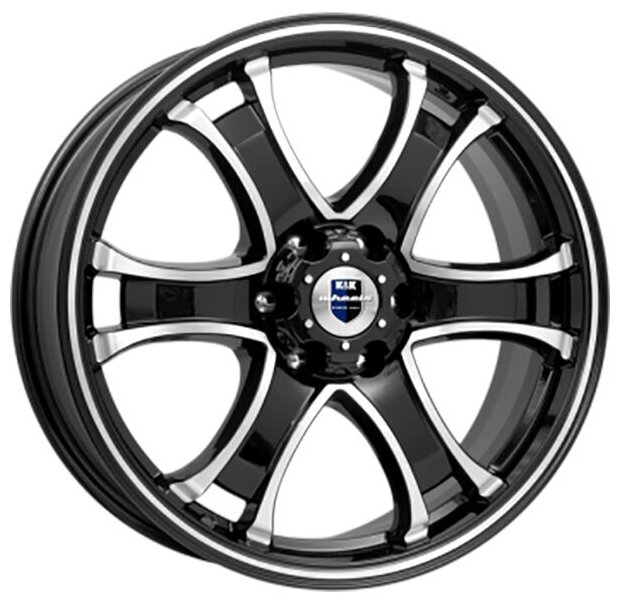 Диск колёсный Балеар (КС727-03) 7,5x18 ЕТ 38 6x139,7 100,1 алмаз черный, арт. 67670