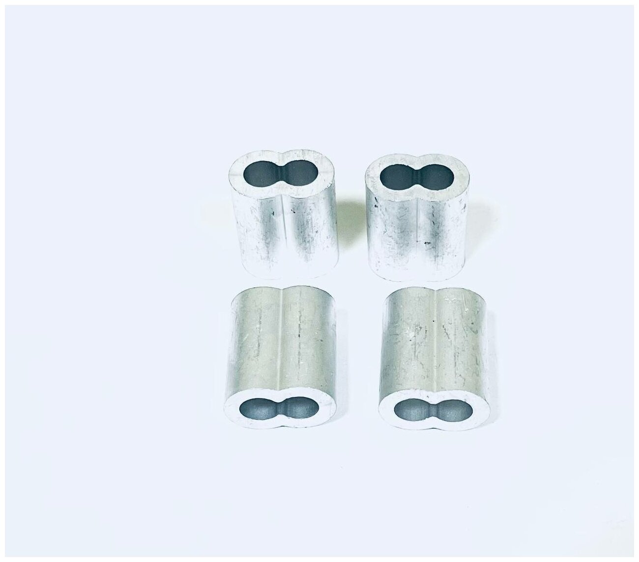 Зажим 8 для стальных канатов (алюминий)(10шт)