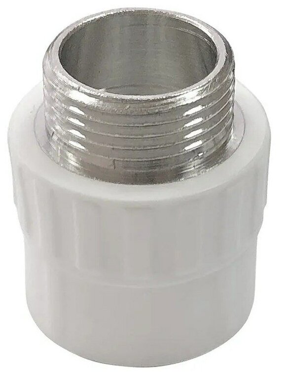 Преход 20х1/2" наружная резьба полипропиленовый PPR-PRO Valfex