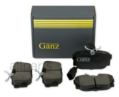 GANZ GIJ07028 Колодки тормозные задние для VW T4/Sharan 96-08 / 1датчик GANZ GIJ07028