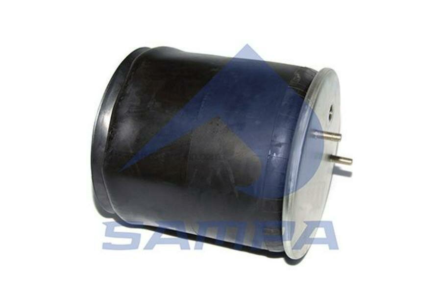 SAMPA SP554022KP пневмоподушка со стаканом! 2шп. M12смещ.25 1отв. штуц. M22 поршень пластик 4отв. d8\ SAF