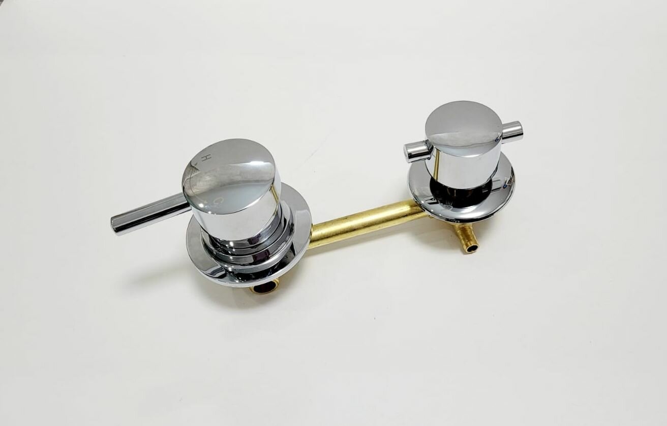 Смеситель для душевой кабины 3 режима длина 140 мм под хомуты