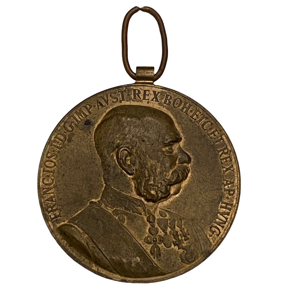 Австрия, медаль "50 лет правления Франца-Иосифа I" 1898 г. (Без ленты 2)