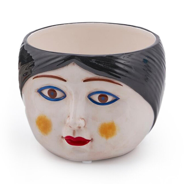 Кашпо в виде головы Teresa 17*12 см, EDG, 017753-90-1