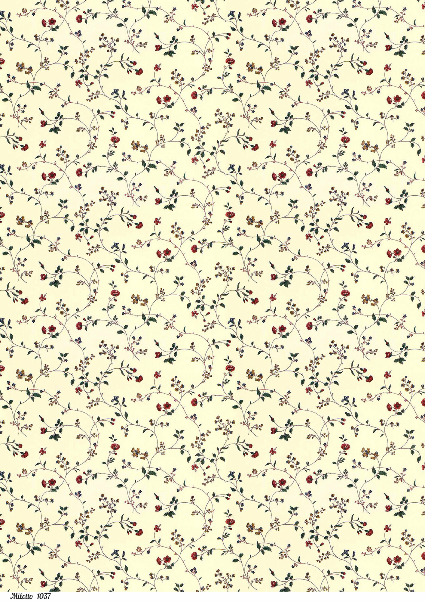 Картинки для декупажа на рисовой бумаге A4 1037 фон цветы винтаж Milotto