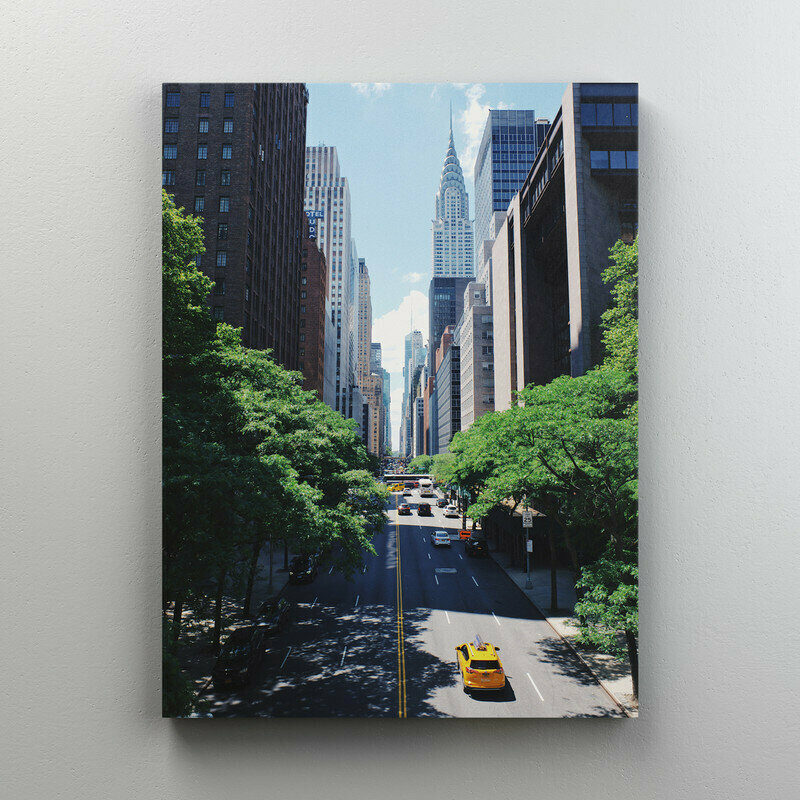 Интерьерная картина на холсте "Централ Парк Нью Йорк", размер 30x40 см
