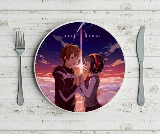 Тарелка по аниме Твоё Имя, Your Name №8