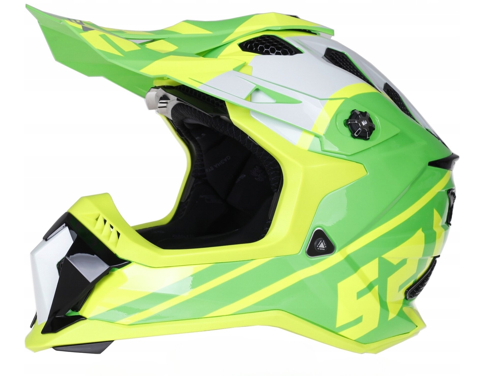 Мотошлем MX700 SUBVERTER EVO GAMMAX LS2 (желто-зеленый глянцевый, XL)