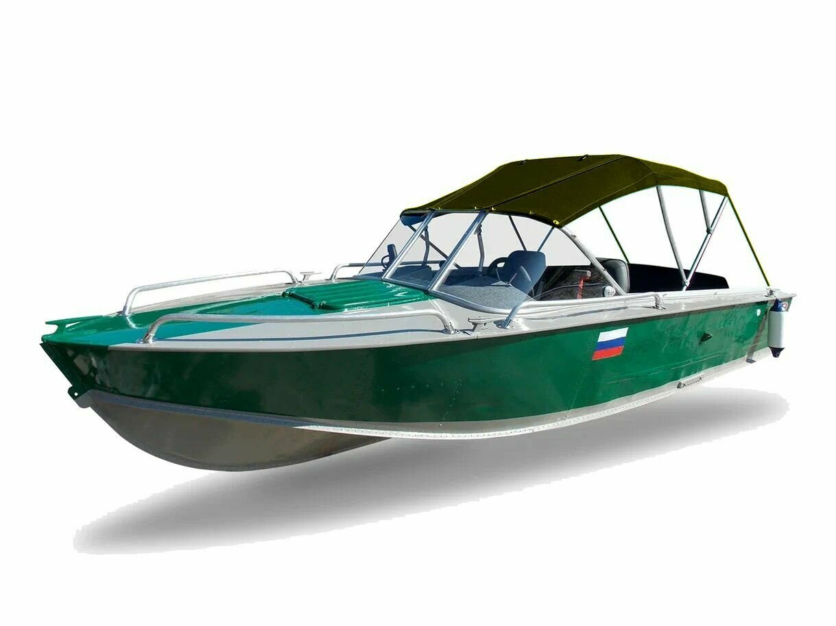 Тент-крыша с дугами на Прогресс-4. Бимини