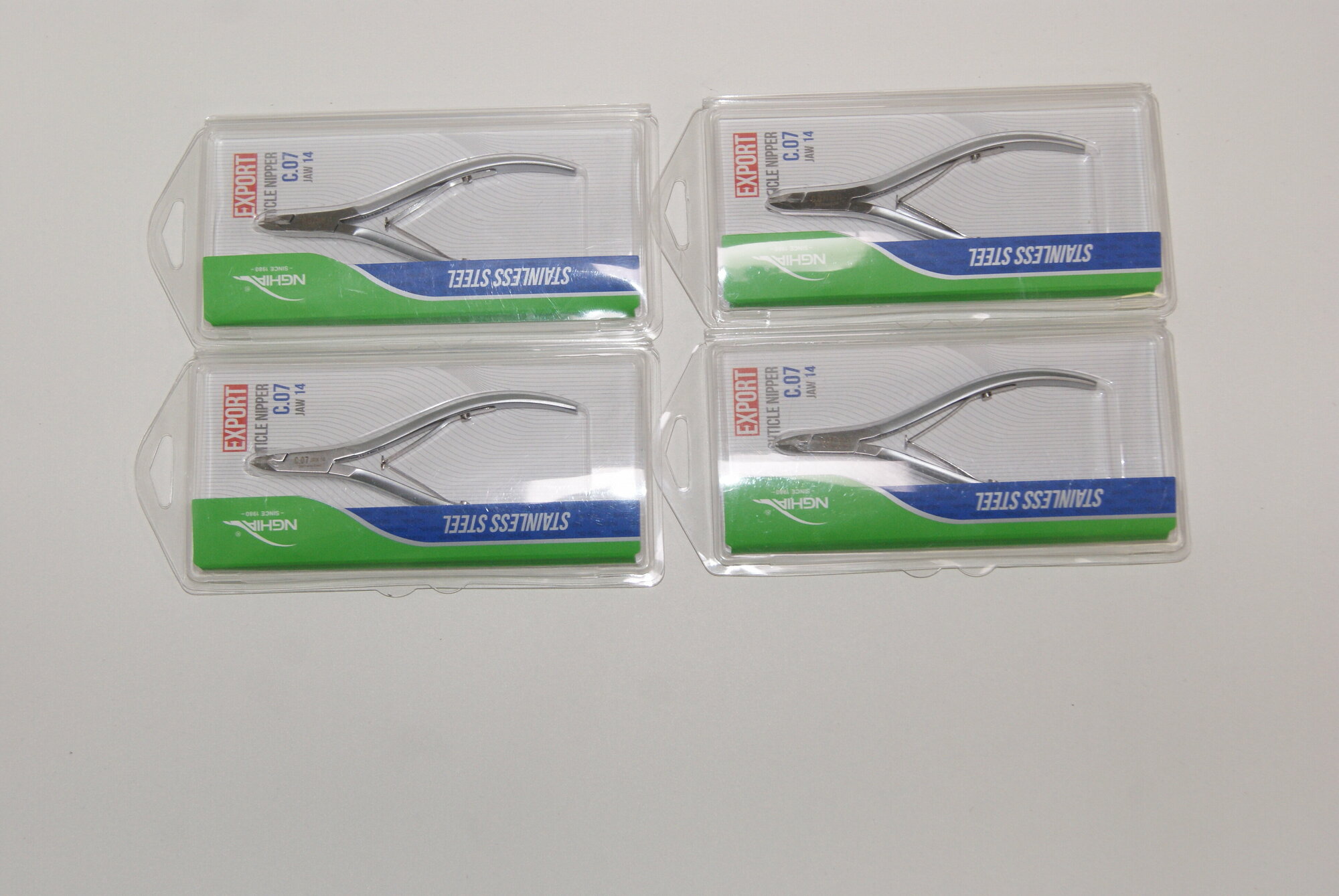 Кусачки для кутикулы C.07 для маникюра и педикюра JAW 14