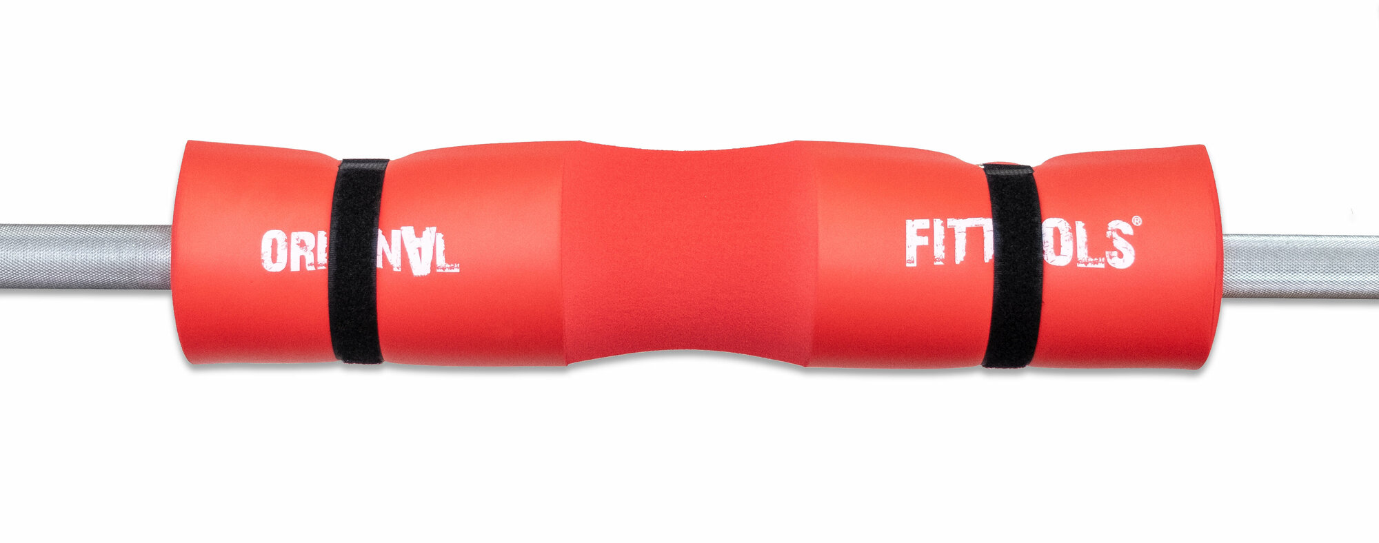 Смягчающая накладка на гриф 44 см мягкий валик на штангу Original FitTools PRO RED