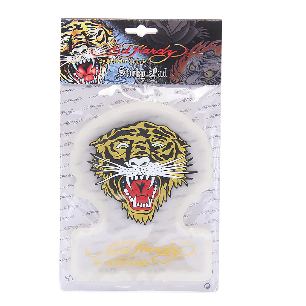 Коврик на панель приборов противоскользящий прозрачный Tiger ED HARDY
