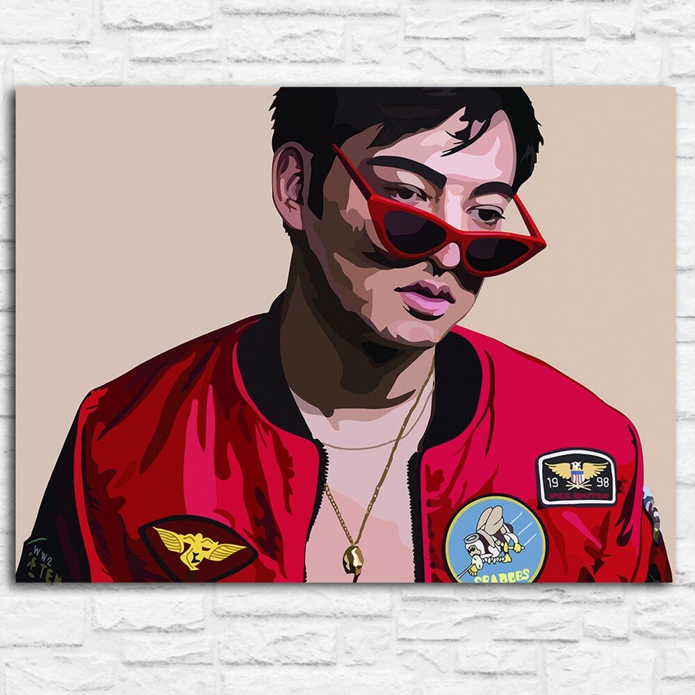 Картина по номерам на холсте музыка JOJI (ютуб, поп музыка, pop) - 13743 Г 30x40