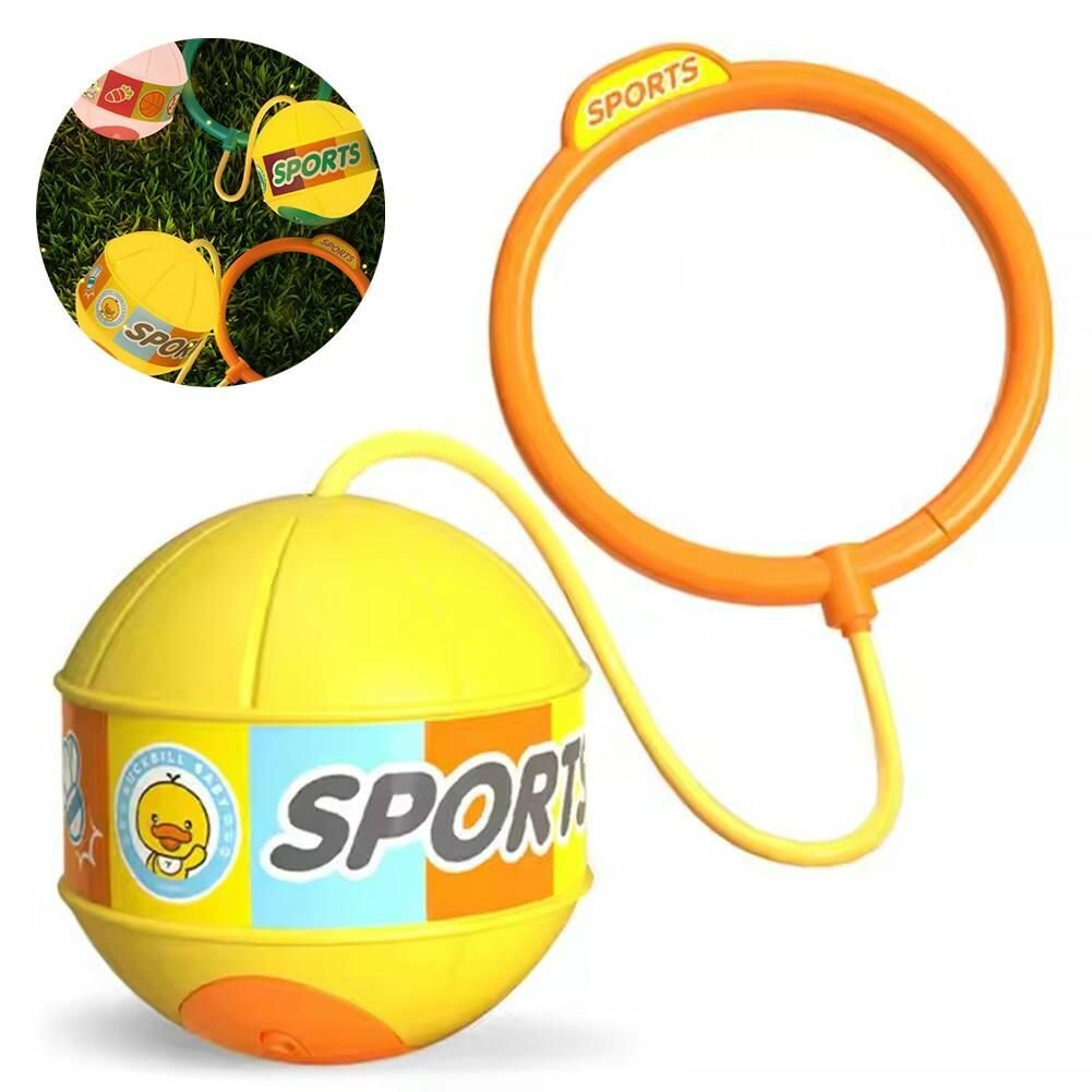 Змейка нейроскакалка детская, Скакалка с эластичным светящимся мячом