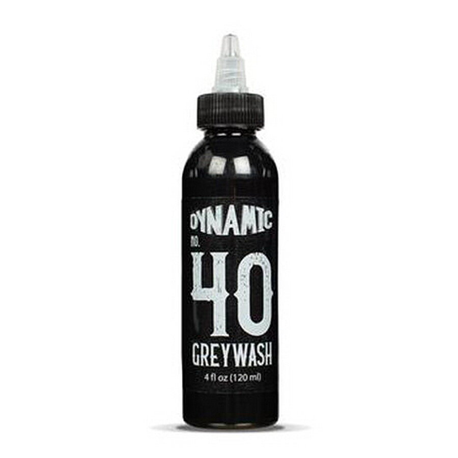 Тату краска черная Dynamic Grey Wash #40 120 ml