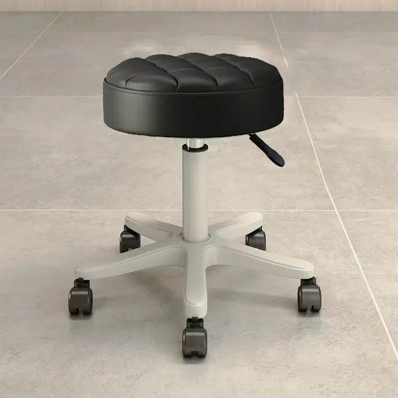 Вращающийся подъемный табурет: 360 вращение, регулируемая высота, для салонов красоты, парикмахерских и дома