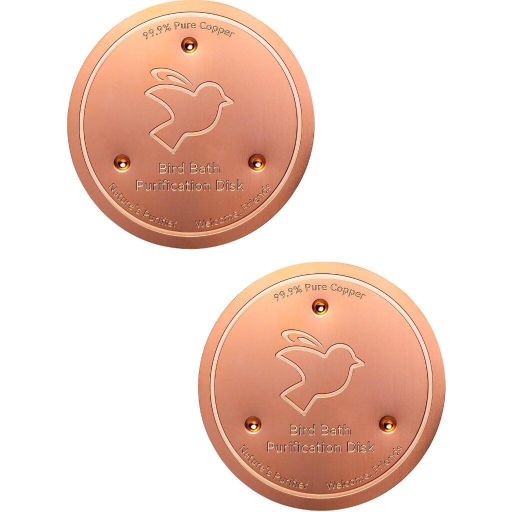 Медный диск для птичьей ванны