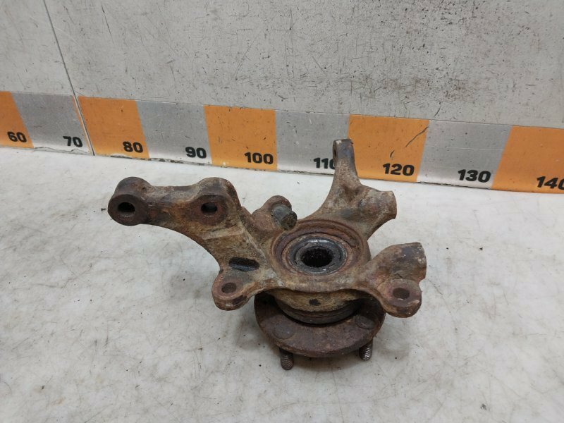 Б/У В сборе со ступицей, ступица Кулак поворотный Kia Rio 2010 2, JB Перед. Прав. 454513 Hyundai-KIA арт. 517161G102