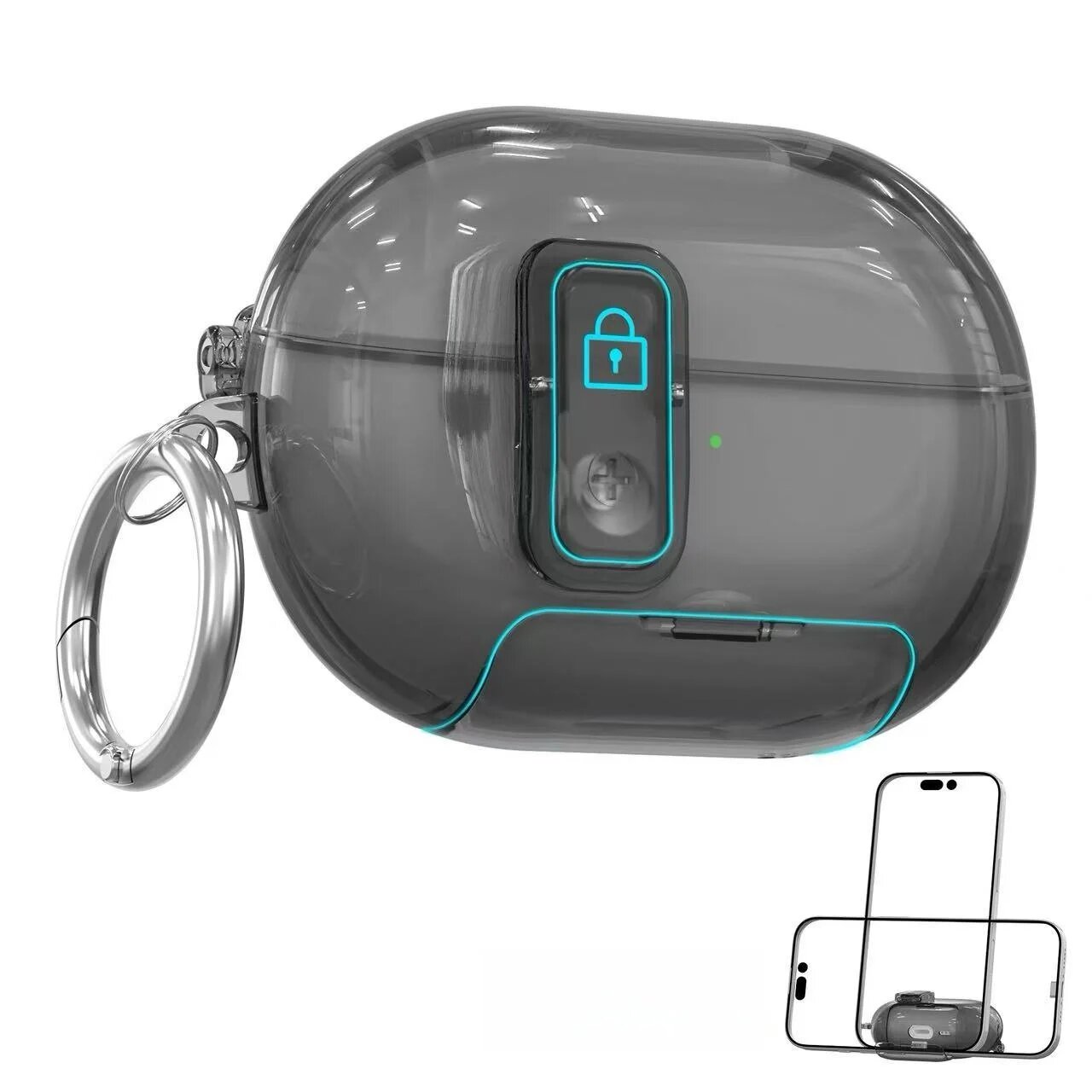 Чехол для Huawei Freebuds pro4/pro 3 Clear Black