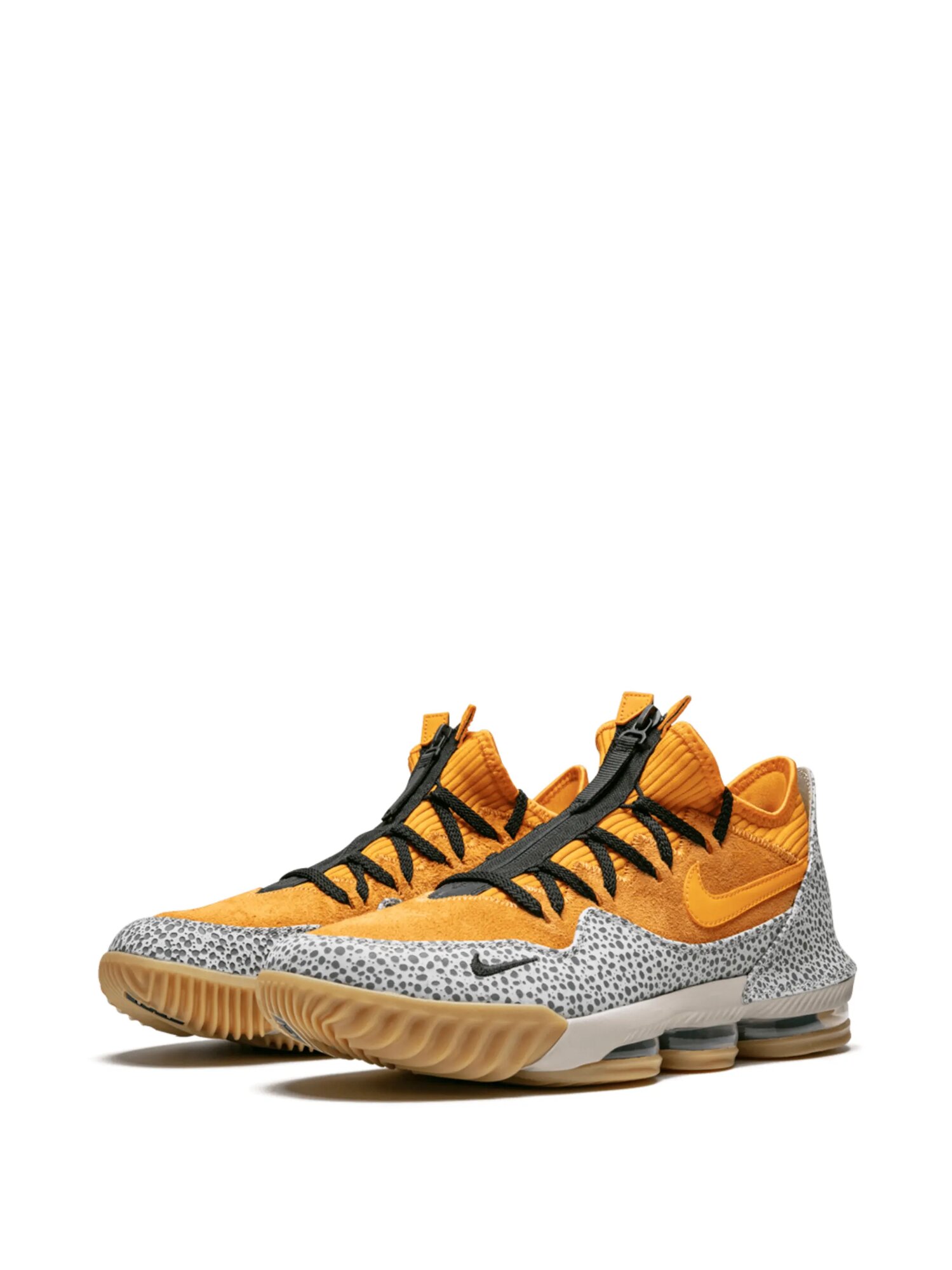 Кроссовки NIKE Lebron XVI Low, размер 13 US, оранжевый — фото 1