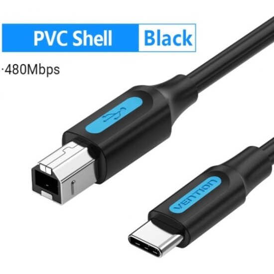 Кабель Vention USB 2.0 Type C M/BM - 3 м.
