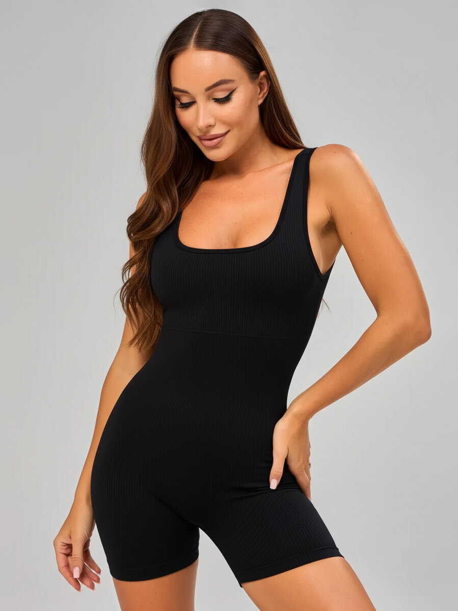 Комбинезон спортивный пушап для фитнеса, зала и танцев