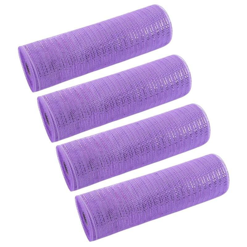 Декоративная пластиковая сетка (4 рулона), светло - фиолетовый