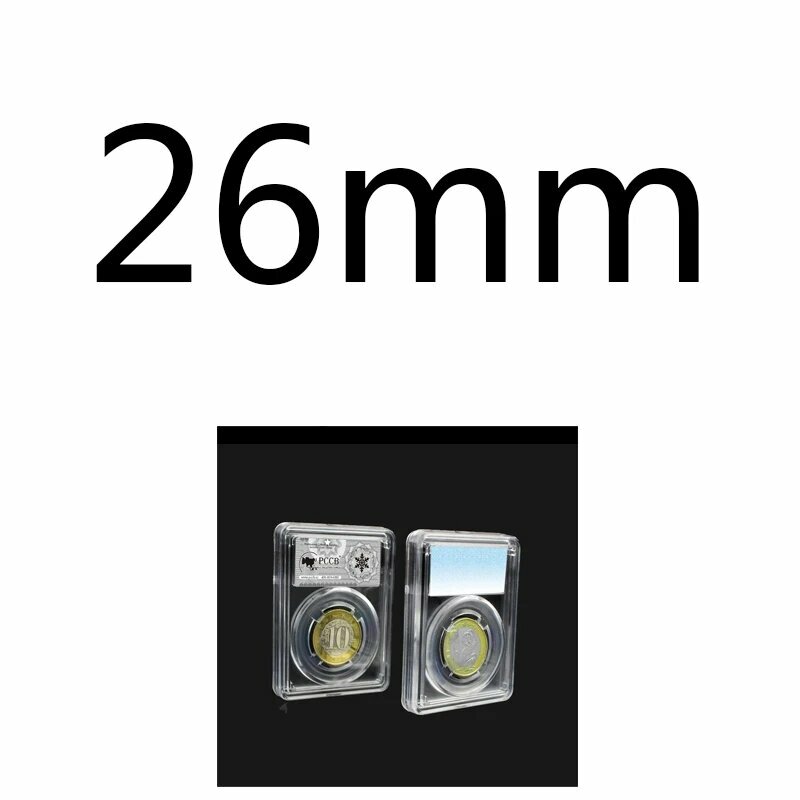 Пластиковая капсула для монет 26mm