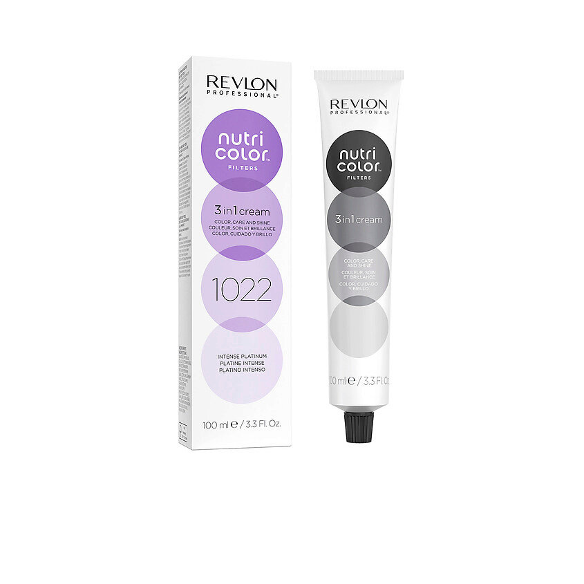 Прямой краситель Revlon NUTRI COLOR FILTERS без аммиака , 1022 Интенсивная платина , 100 мл