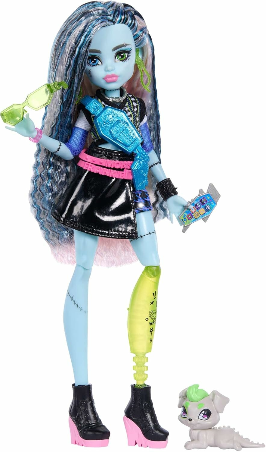 Кукла модельная Monster High с аксессуарами Френки Штейн (JHK31)