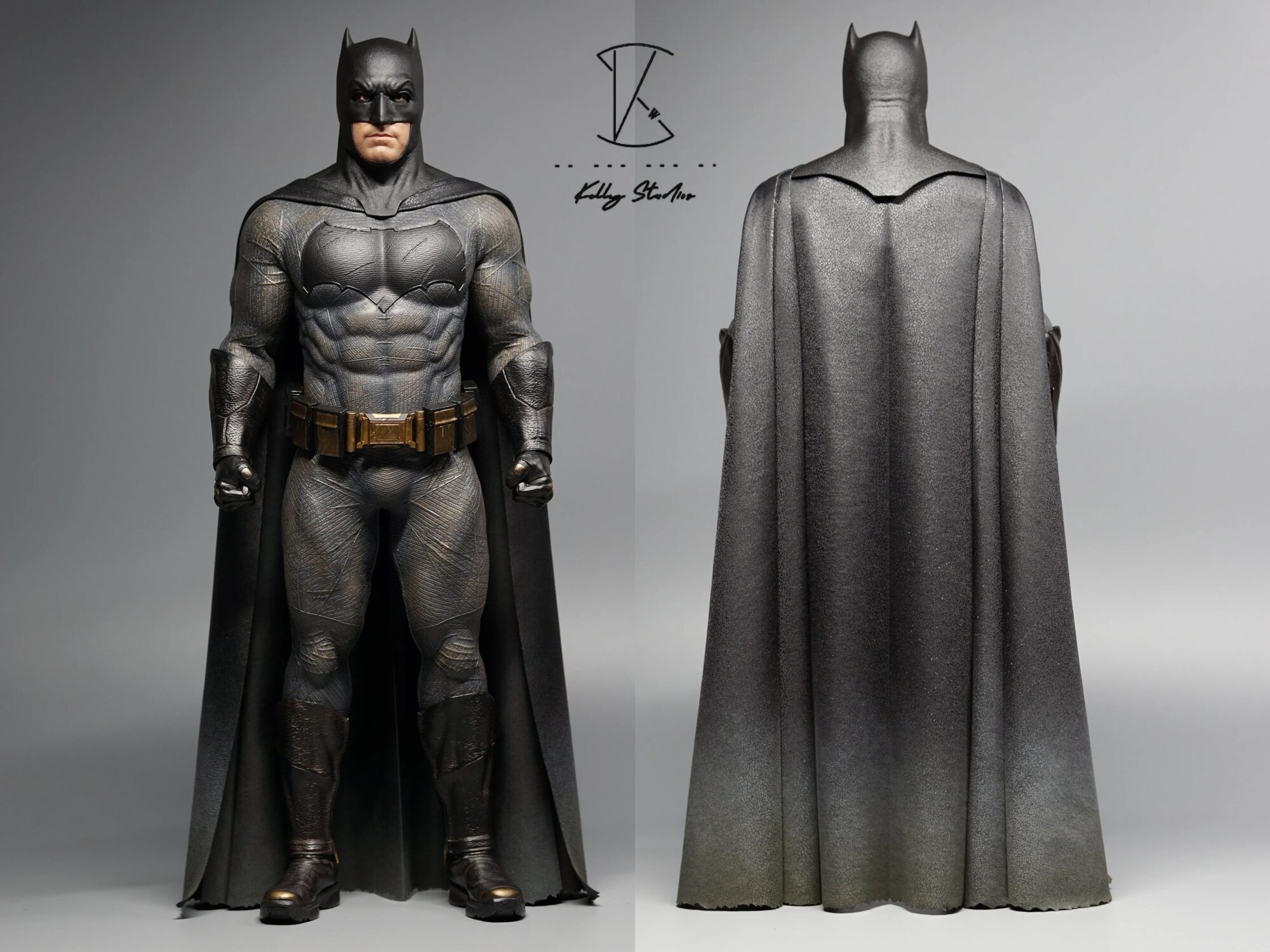 Накидка-плащ Kelly Studio 1/6 BVS2.0 для HotToys MMS731