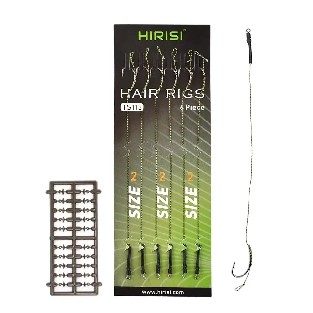 Hirisi набор крючков для ловли карпа 6 шт. Size 41
