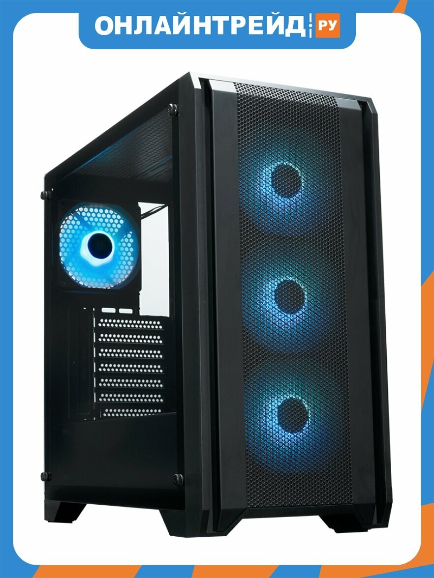 Корпус Xastra A500 4ARGB, черный