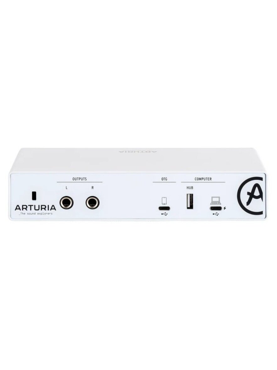 Аудиоинтерфейс Arturia USB MiniFuse 2 White OTG — фото 1