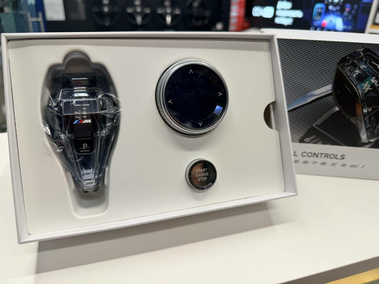Хрустальная ручка КПП, шайба idrive (NBT) BMW F20 F21 F30 F10 F11 7-ser F01 F02