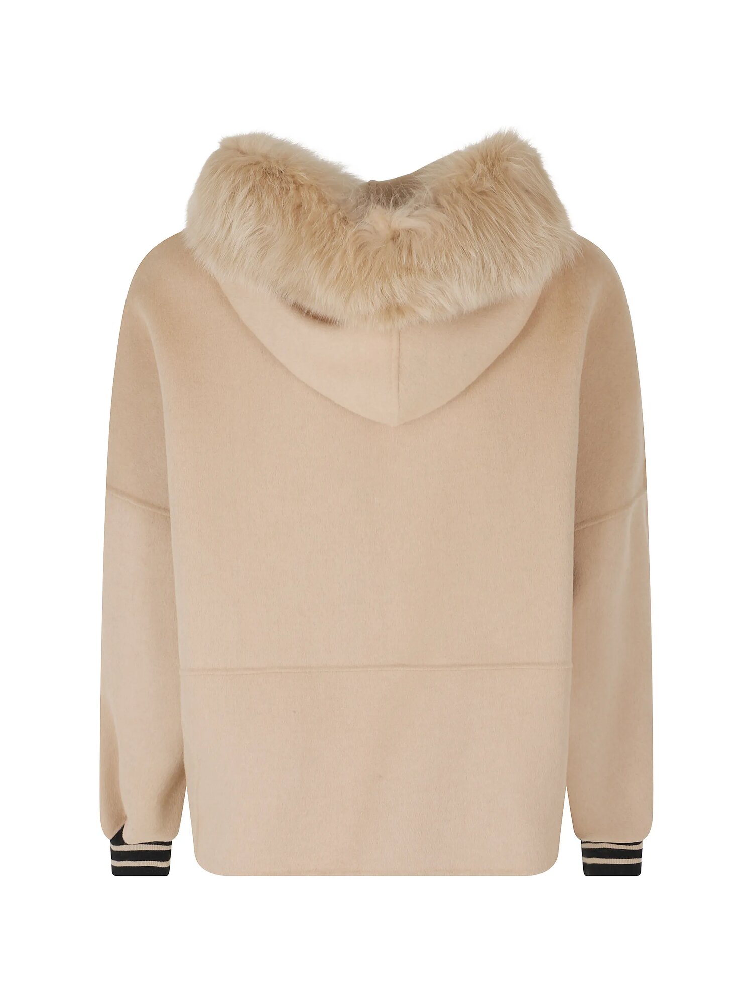 Куртка Ermanno Firenze Shearling-trim jacket, размер 40 — фото 1