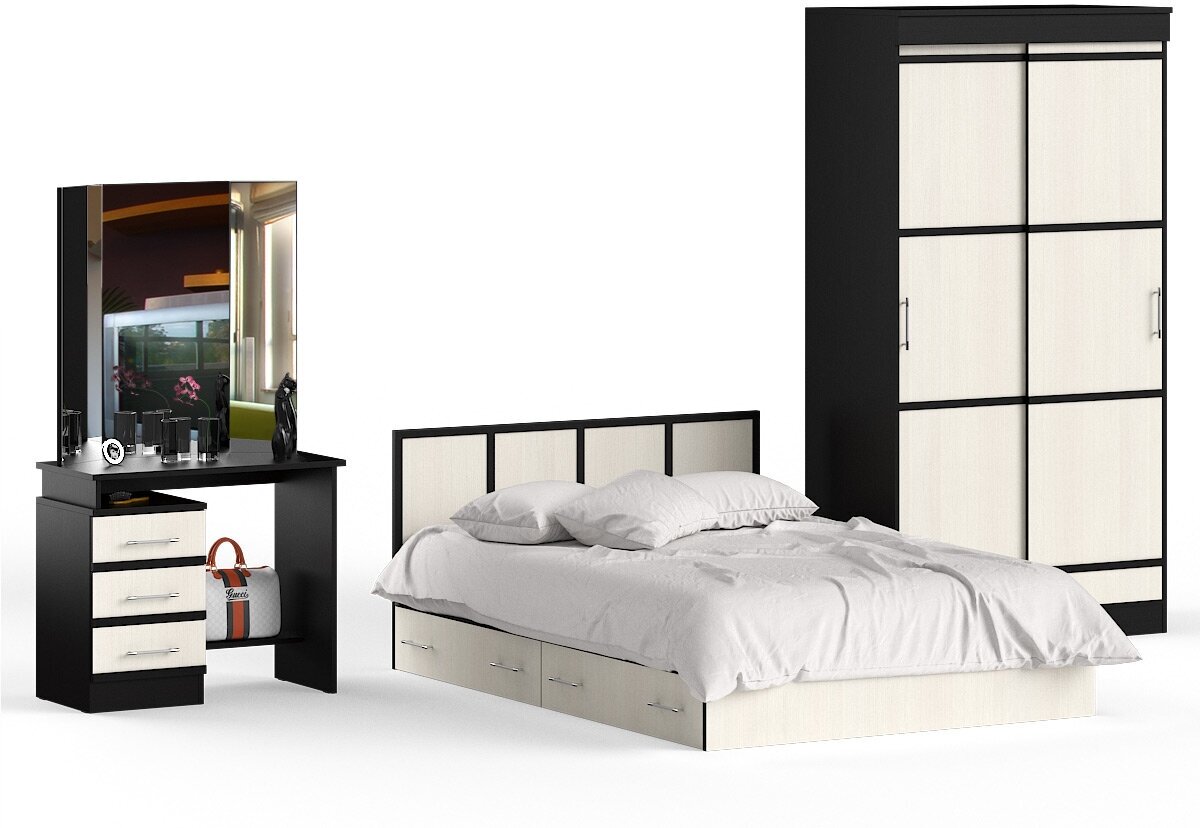 Спальня Сакура № 4 цвет венге/дуб лоредо