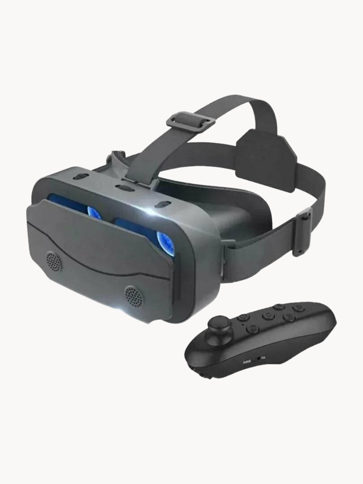 3D устройство для просмотра фильмов и игр на телефоне / Очки виртуальной реальности с пультом ДУ