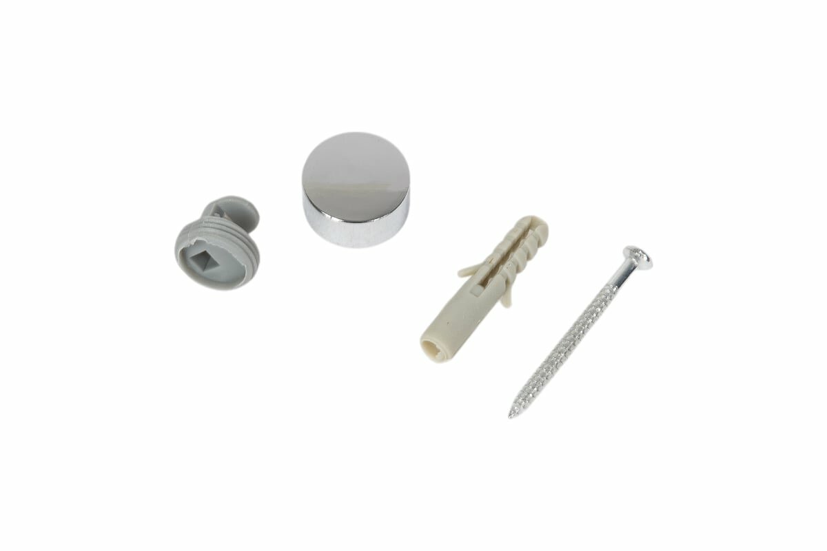 Зеркалодержатель Tech-Krep/Zitar d17мм без сверления хром комплект для ванной комнаты