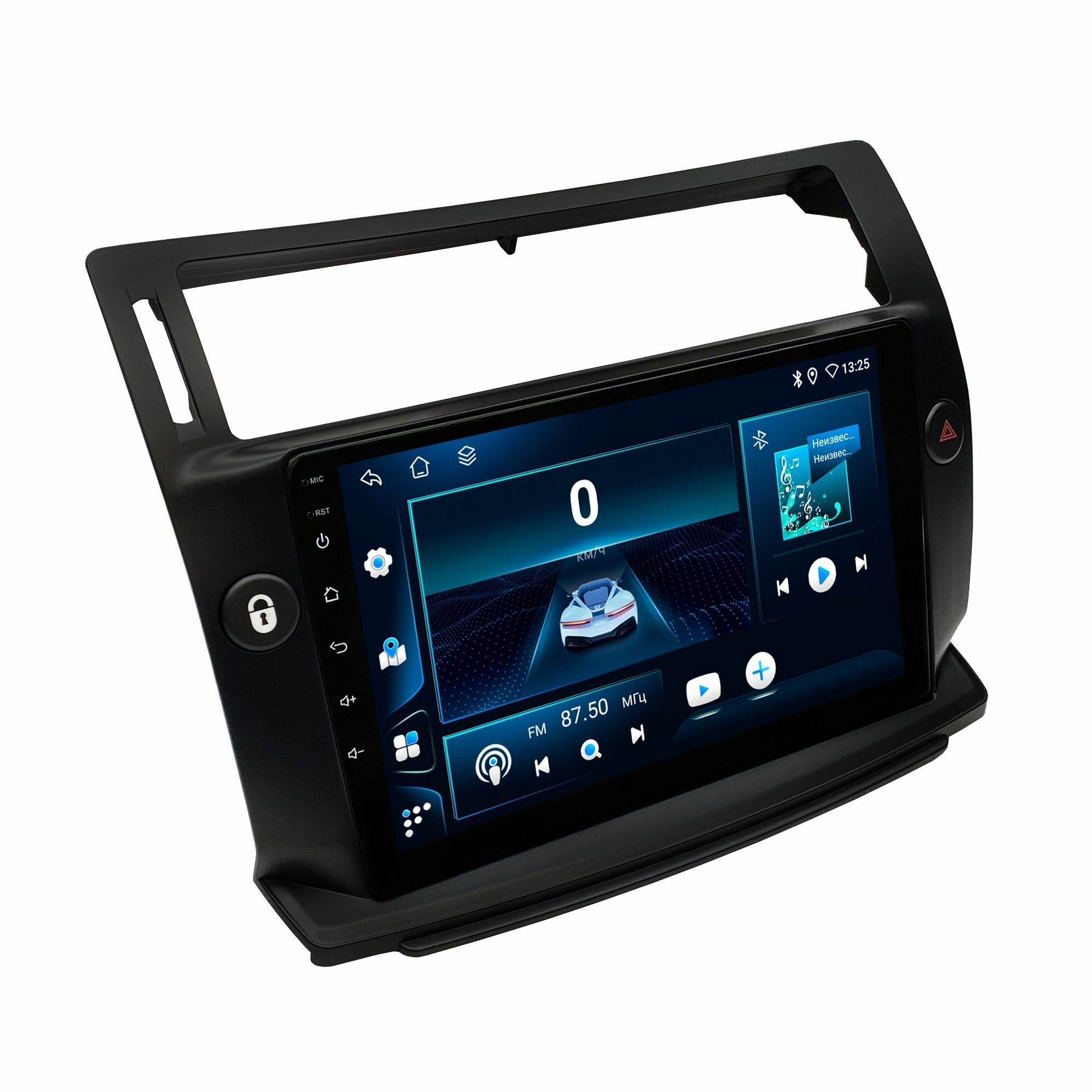 Магнитола Citroen C4 2005-2012 черная рамка Android 4/64