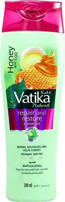Мед и яйцо шампунь исцеление и восстановление Дабур Ватика (Shampoo Dabur VATIKA HONEY AND EGG Repair and Restore) 200мл