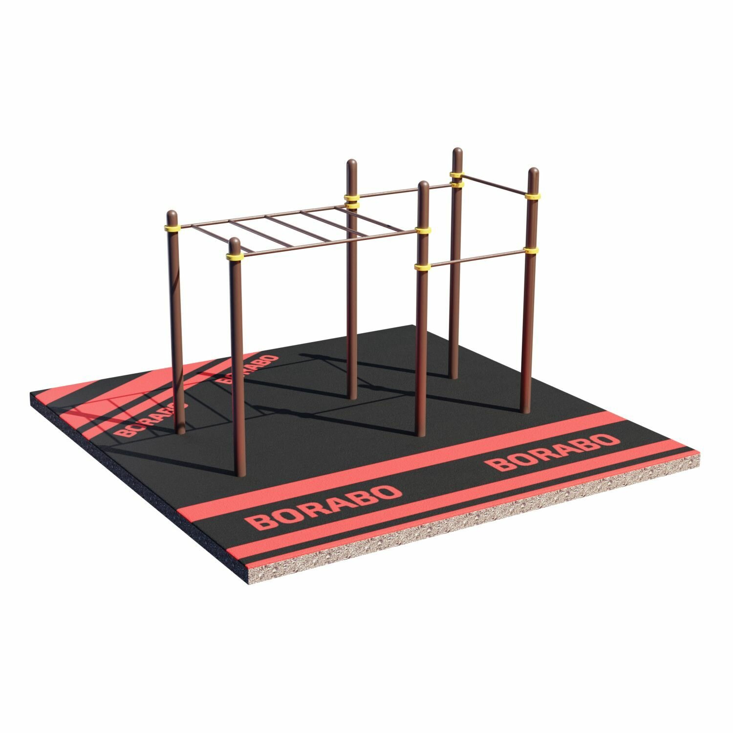 Комплекс уличный с рукоходом, турниками для спортивной площадки BW-45