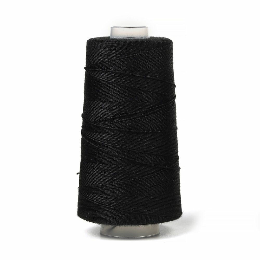 Нитки армированные ПНК им. Кирова 200ЛЛ 500 м, цвет 6818 черный (2.200ЛЛ.500.6818. ЧЕР)