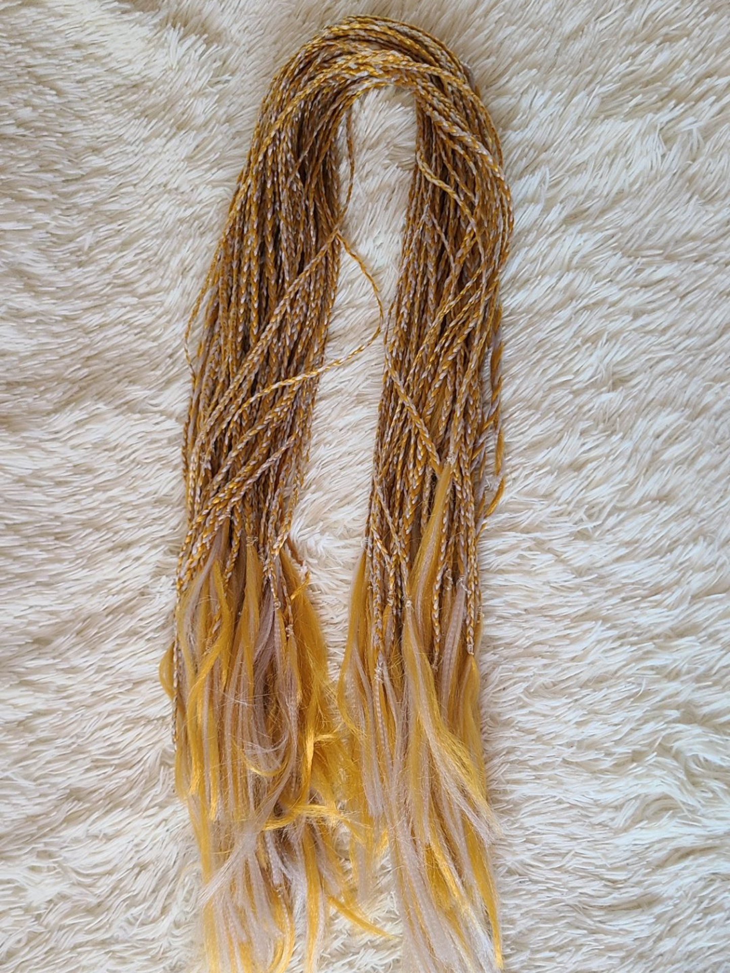 Косички, для заплетения, длина 70см, 65 шт, со свободными концами, на затылок