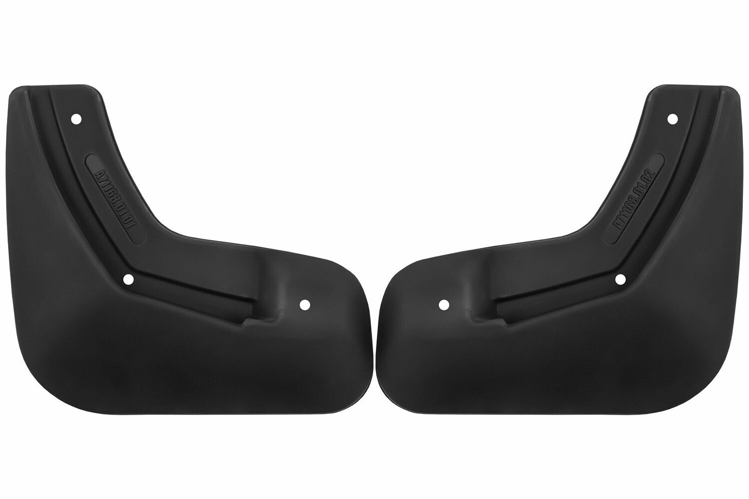 Брызговики передние для CHERY Tiggo 4 NEW 2024-н. в. (I рест. 2) 2 шт.(optimum) в пакете арт. NLF. A71168. F3